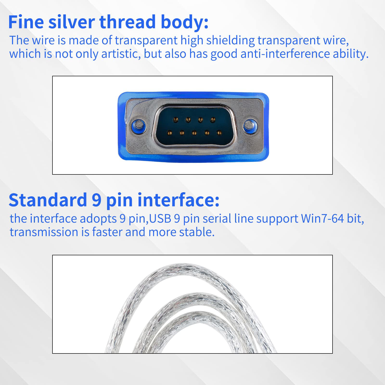 GetUSCart- EC Buying USB 2.0 to Serial 9-Pin RS232 Serial Adapter, DB-9 ...