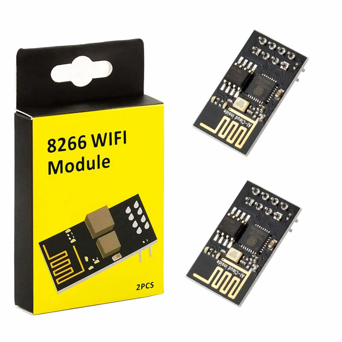 GetUSCart- KEYESTUDIO 3.3V 2Pcs ESP8266 ESP-01 ESP01 WiFi Wireless Serial Transceiver Receiver ...