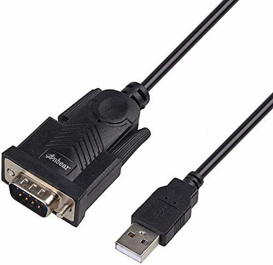 GetUSCart- Anbear USB to RS232 DB9 Cable (5 FT), USB 2.0 to Serial ...