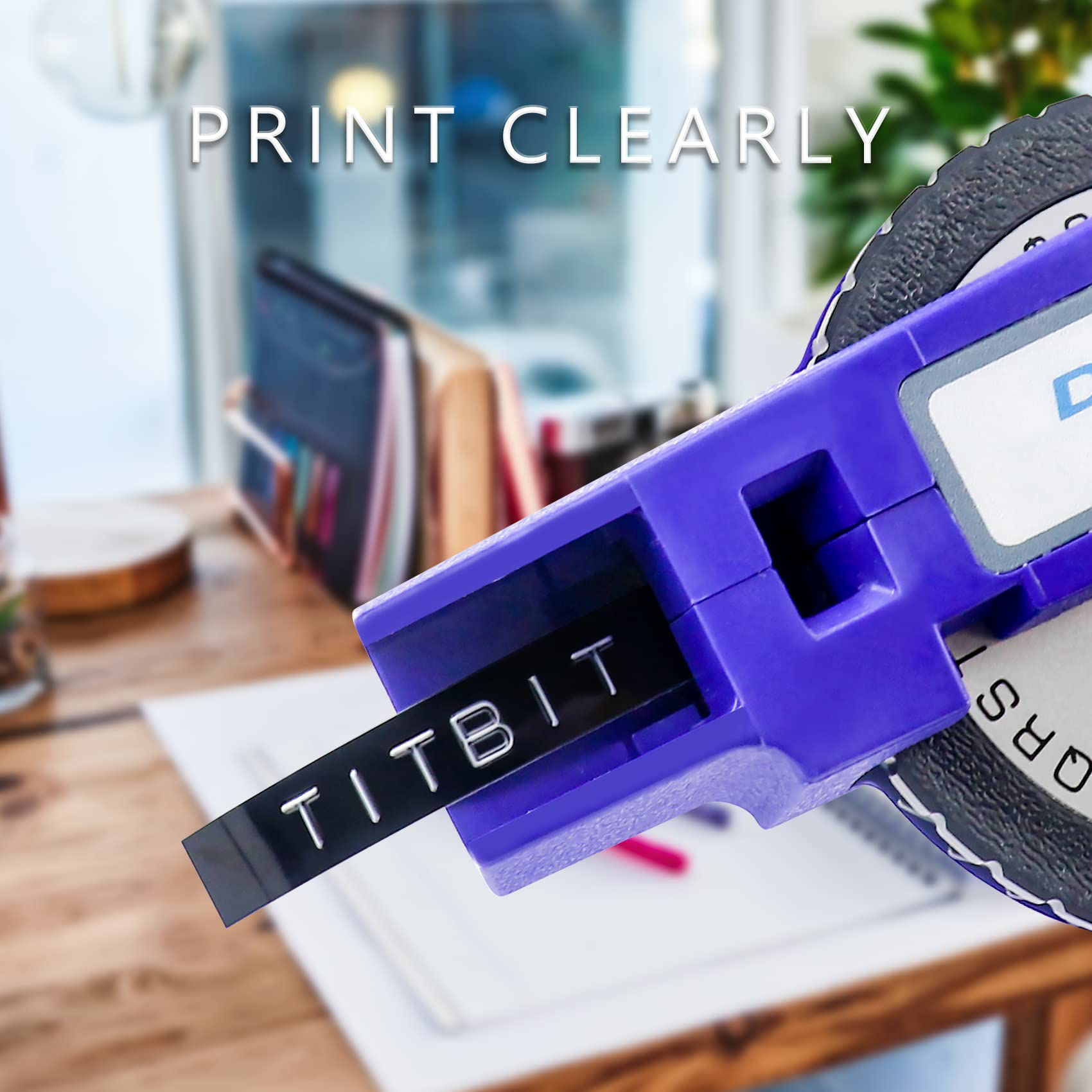 GetUSCart- TITBIT 5 Rolls Compatible 3/8 Inch 3D Embossing Label Maker ...