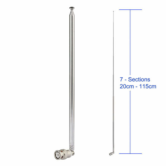 GetUSCart- Bingfu Police Radio Scanner Antenna 20-1300MHz 7 Sections ...
