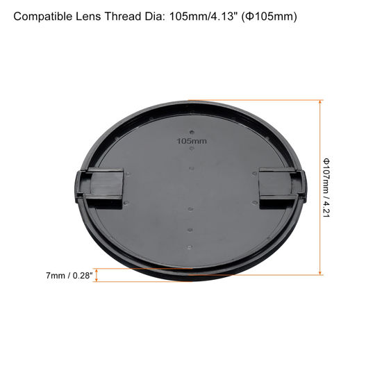 GetUSCart- PATIKIL Camera Lens Cap, 2 Pack Sides Pinch Front Lens Cover ...