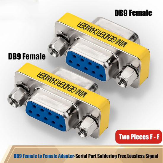 GetUSCart- Warmstor 6-Pack RS232 9 Pin Serial Adapter DB9 Female to ...