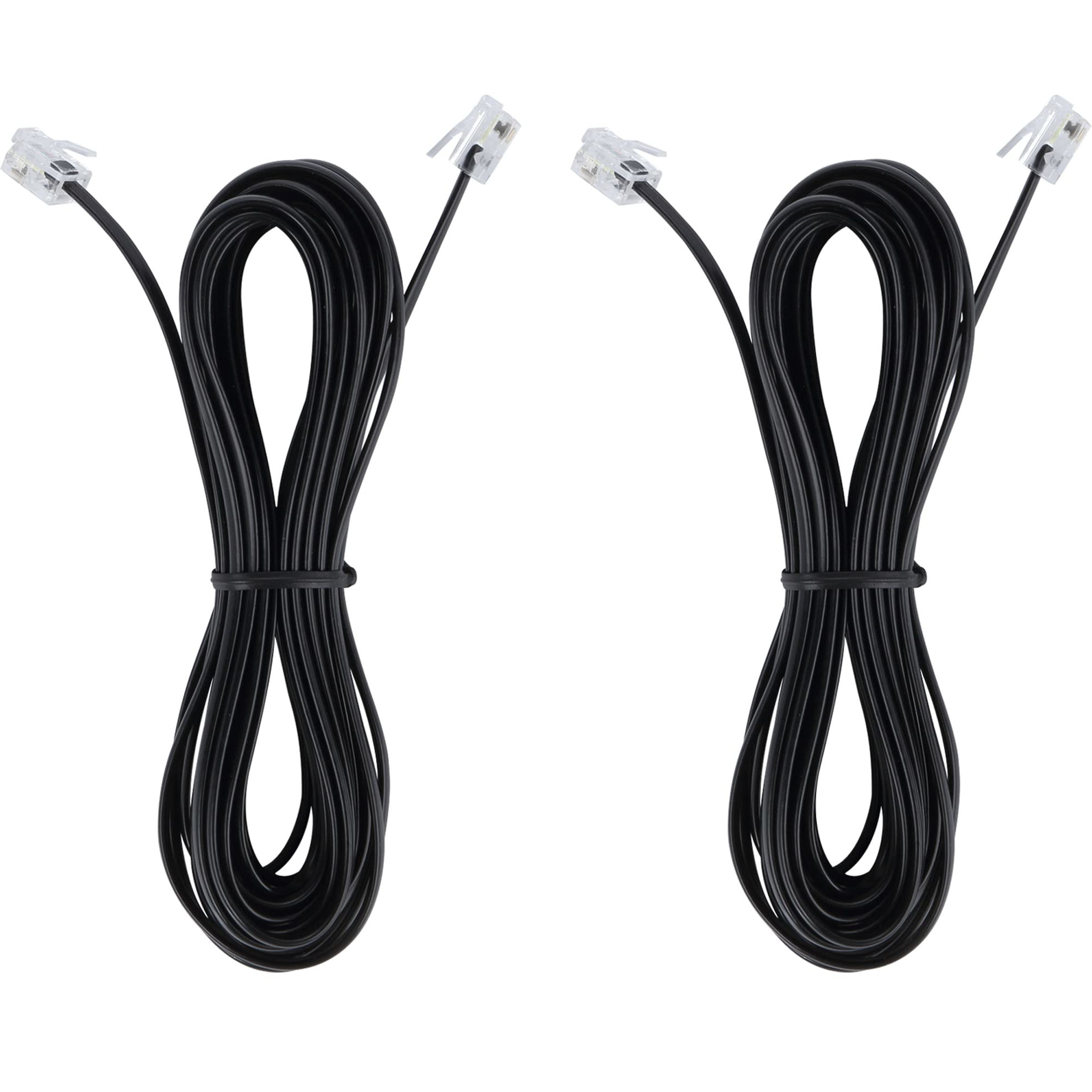 GetUSCart- 15-Feet Phone Telephone Extension Cord Cable Line Wire with ...