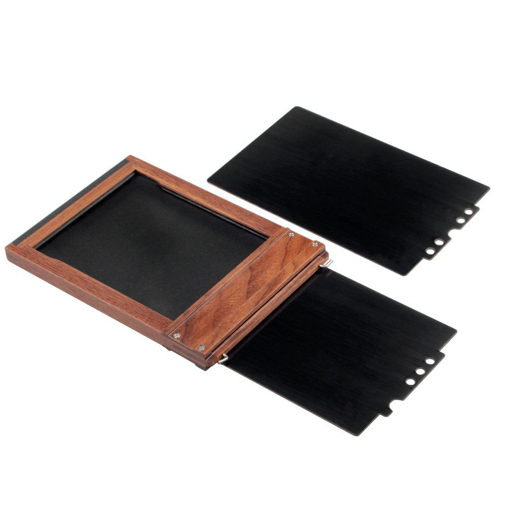GetUSCart- 4x5 Walnut Wood Sheet Film Holder For Shen Hao Zone VI ...