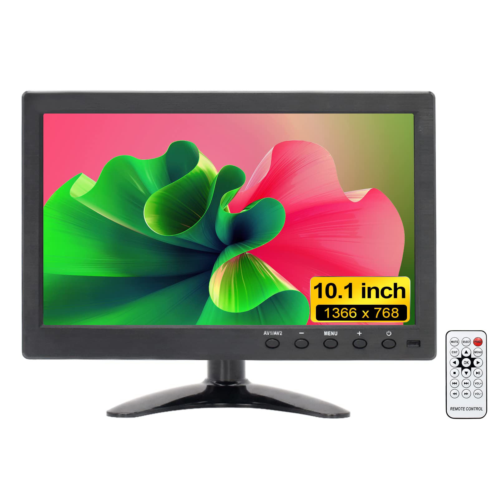 GetUSCart- CaRacsry 10.1 Inch Small Monitor,1366x768 16:9 Monitor for ...