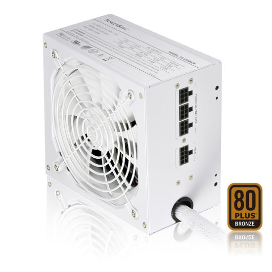 GetUSCart- PowerSpec 650W Power Supply Semi Modular 80 Plus Bronze ...