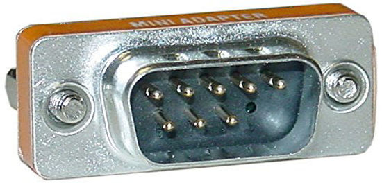 GetUSCart- CableWholesale Mini Null Modem Adapter, DB9 Male to DB9 Female