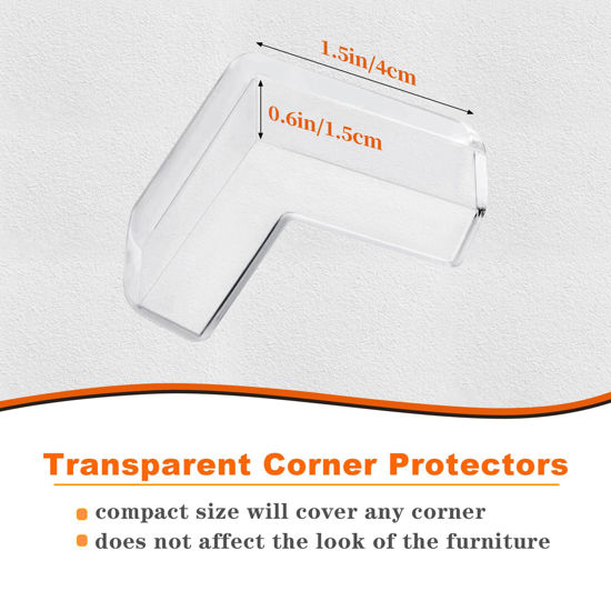 GetUSCart- 8 Pack Corner Protector Baby, Clear Coner Guard Furniture ...