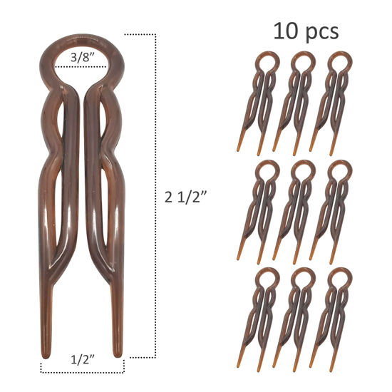 GetUSCart- Good Hair Days Hair Pins - Plastic, U-shaped Magic Grip ...