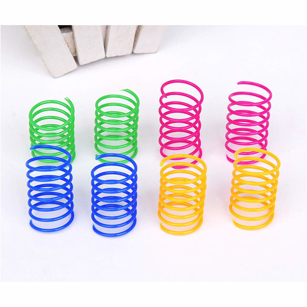 GetUSCart- ISMARTEN Cat Spring Toy (60 Pack), Cat Kittens Toys Plastic ...