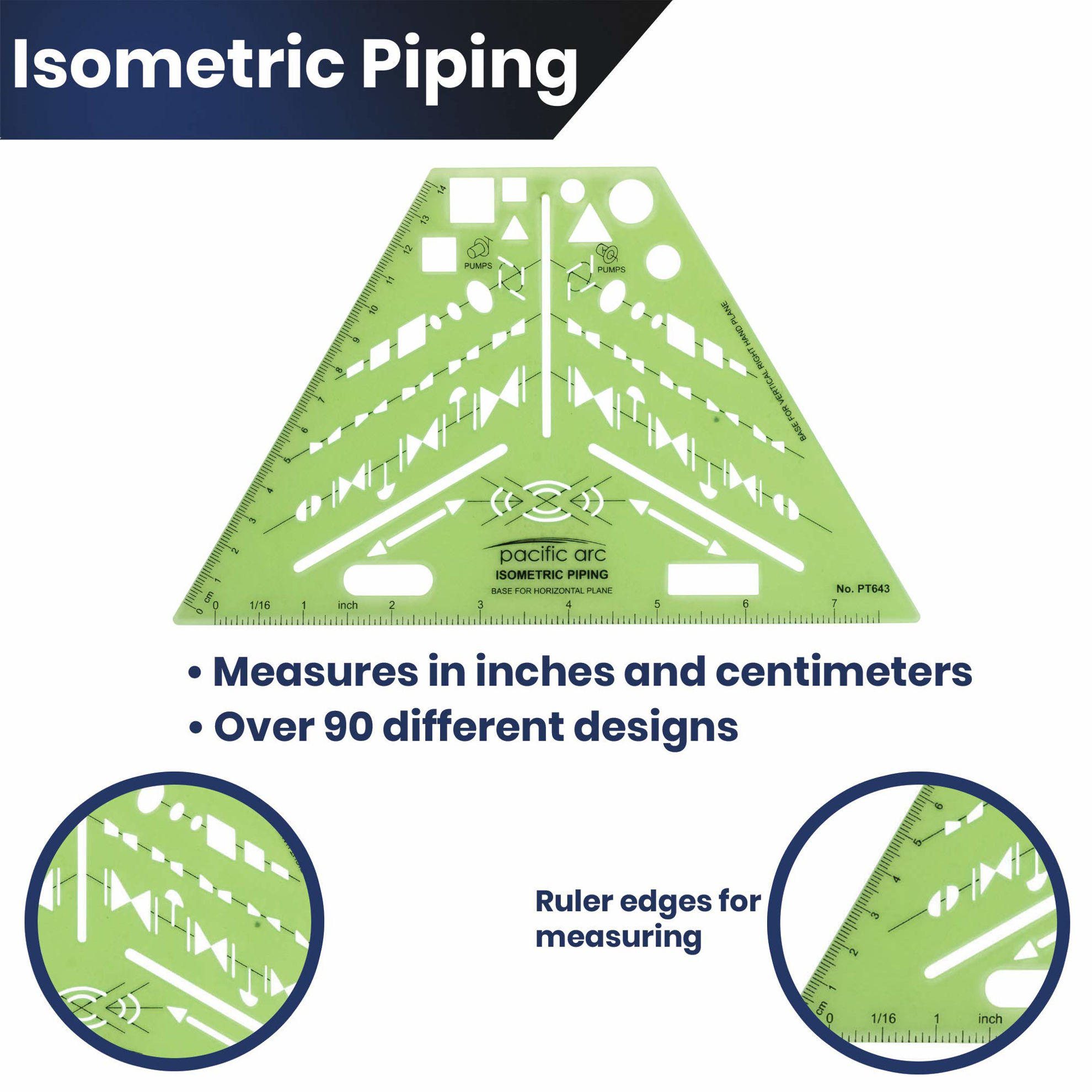 GetUSCart- Pacific Arc Professional Plumbing Elevation Template Guide