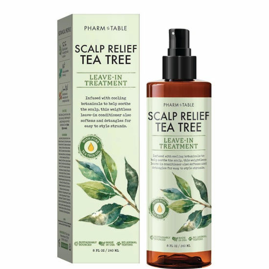 GetUSCart- PHARM TO TABLE Scalp Relief Tea Tree Leave-In Conditioner, Relieve Itchy, Dry Scalp ...