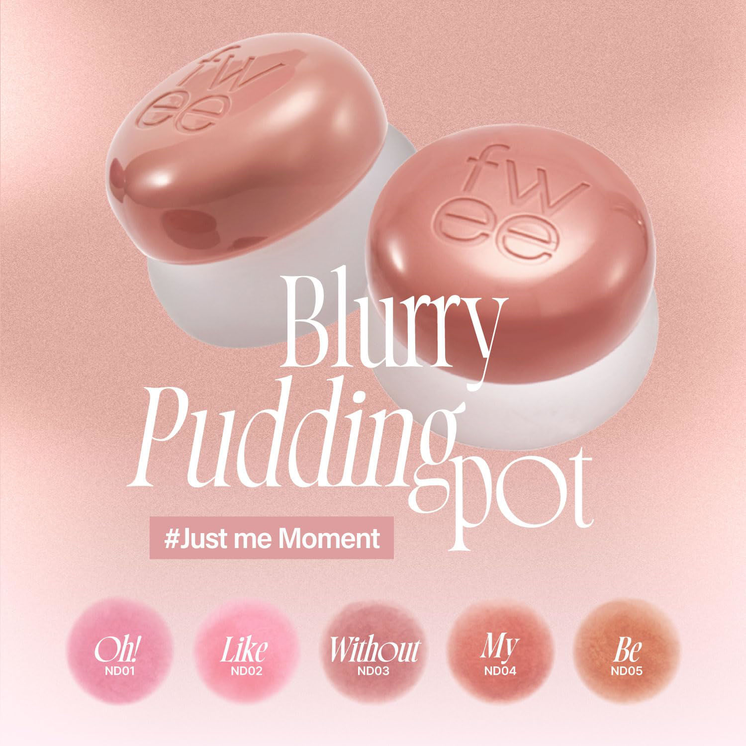 GetUSCart- fwee Lip&Cheek Blurry Pudding Pot | Just me Moment - My ...