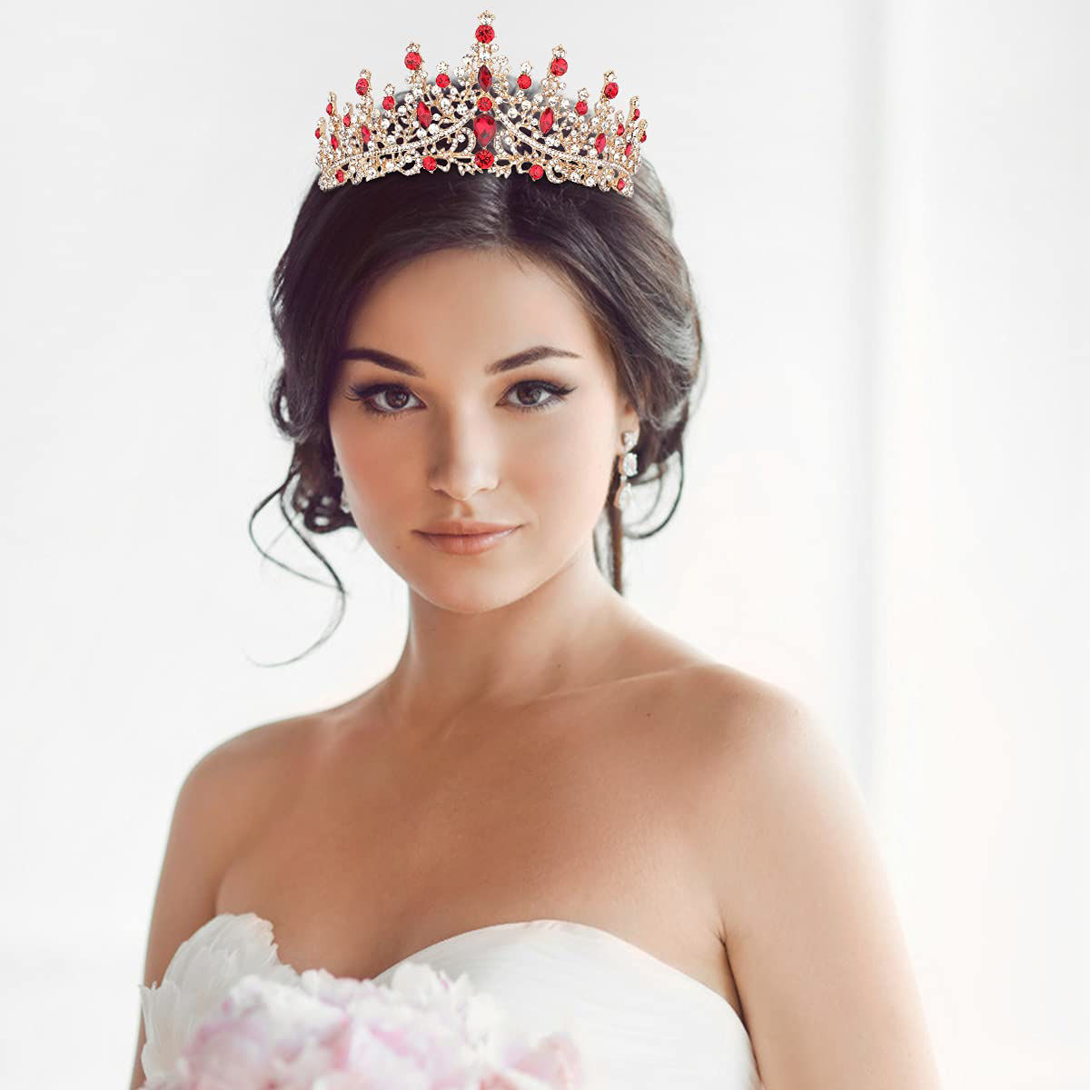 GetUSCart- TOBATOBA Red Tiaras and Crowns for Women, Queen of Heart ...