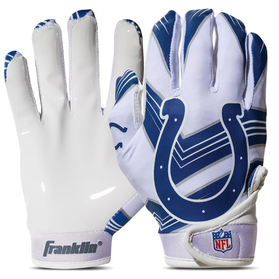 GetUSCart- Franklin Sports Indianapolis Colts Youth NFL Football Receiver Gloves - Receiver ...