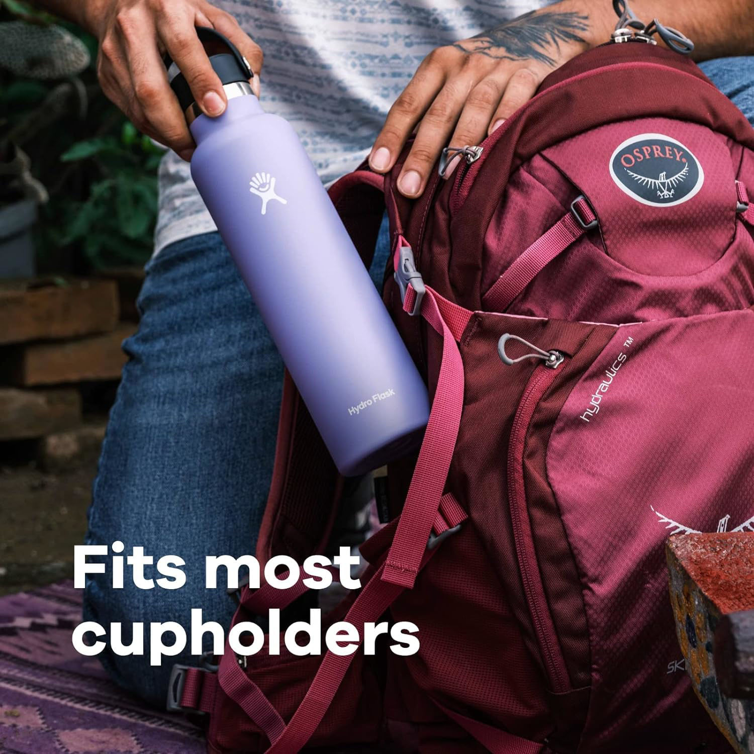 GetUSCart- Hydro Flask 24 Oz Standard Flex Cap Fossil
