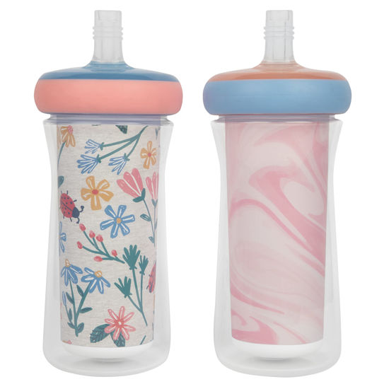 GetUSCart- The First Years Insulated Straw Cups for Toddlers 2pk ...