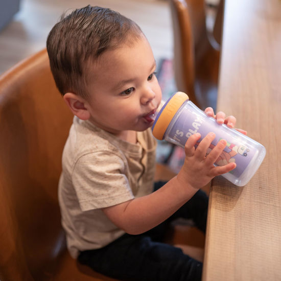 GetUSCart- The First Years Bluey Insulated Straw Cup - Bluey Sippy Cups ...