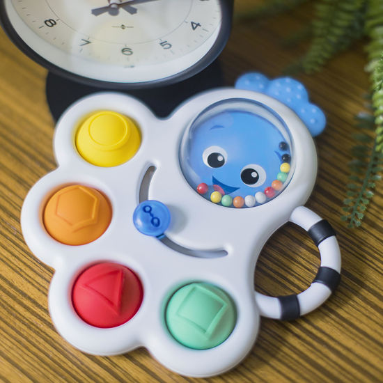 GetUSCart- Baby Einstein Octopus 3-in-1 Bubble Pop Dimple Fidget Toy ...
