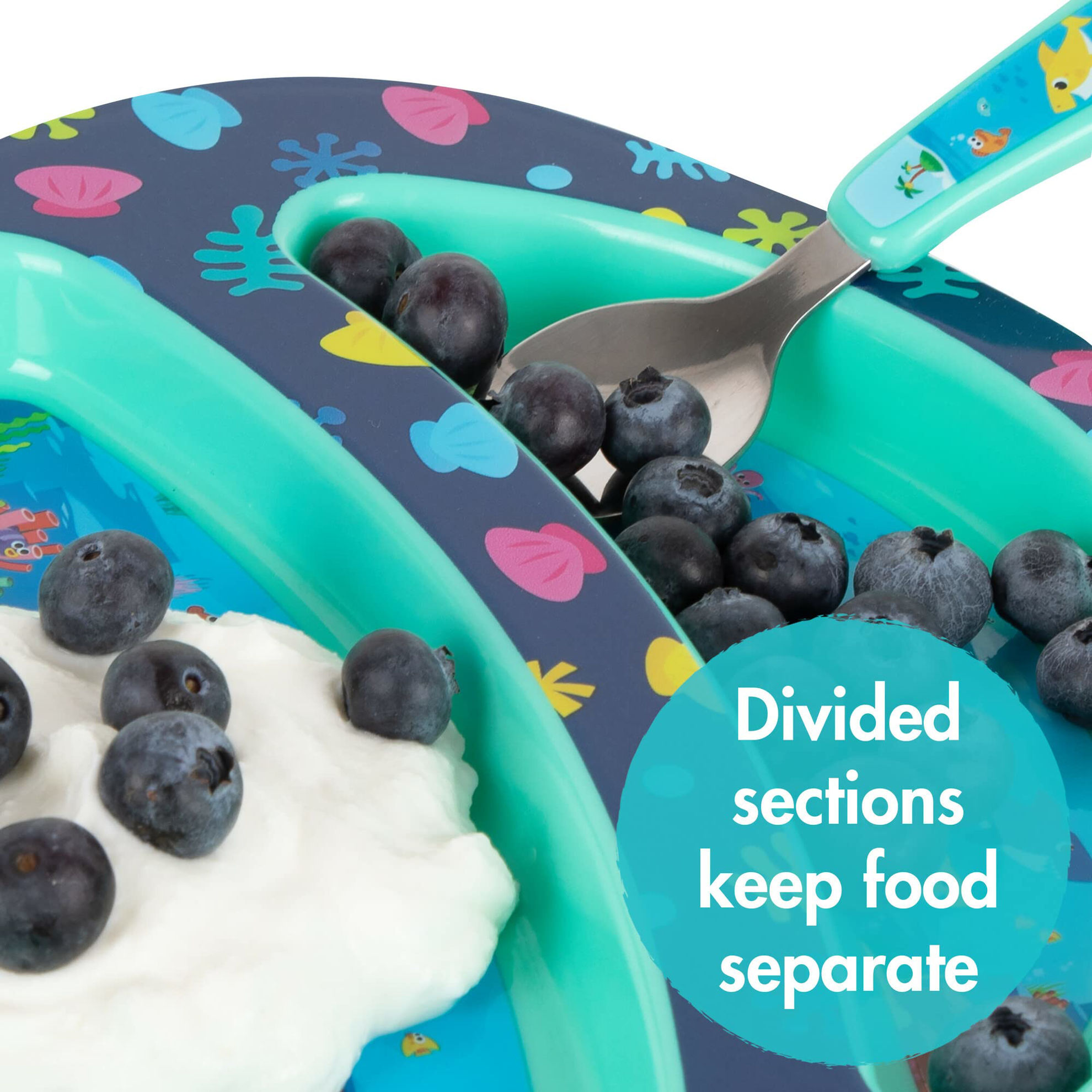 GetUSCart- The First Years Baby Shark Dinnerware Set - Toddler Plates ...