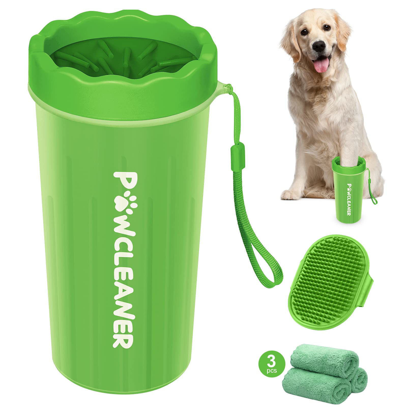 GetUSCart- dog paw cleaner big green