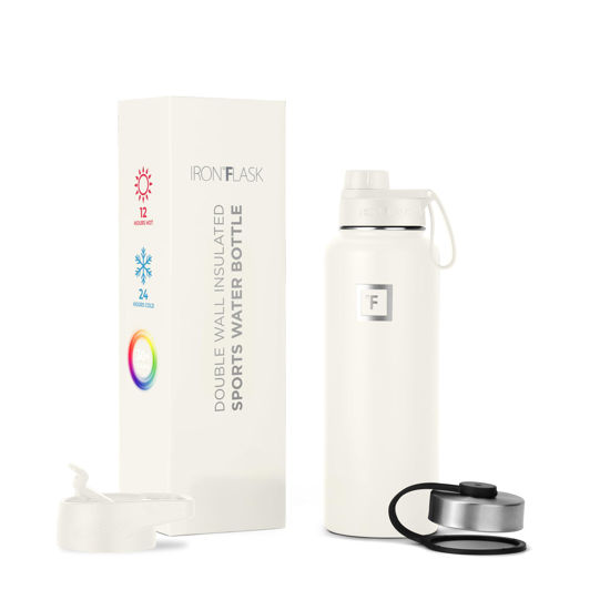 GetUSCart- IRON °FLASK Camping & Hiking Hydration Flask, Wide Mouth, 3 ...