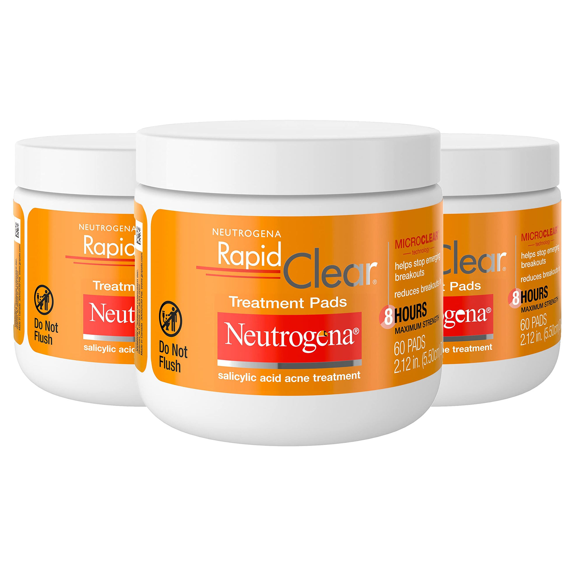GetUSCart- Neutrogena Rapid Clear Maximum Strength Acne Face Pads with ...