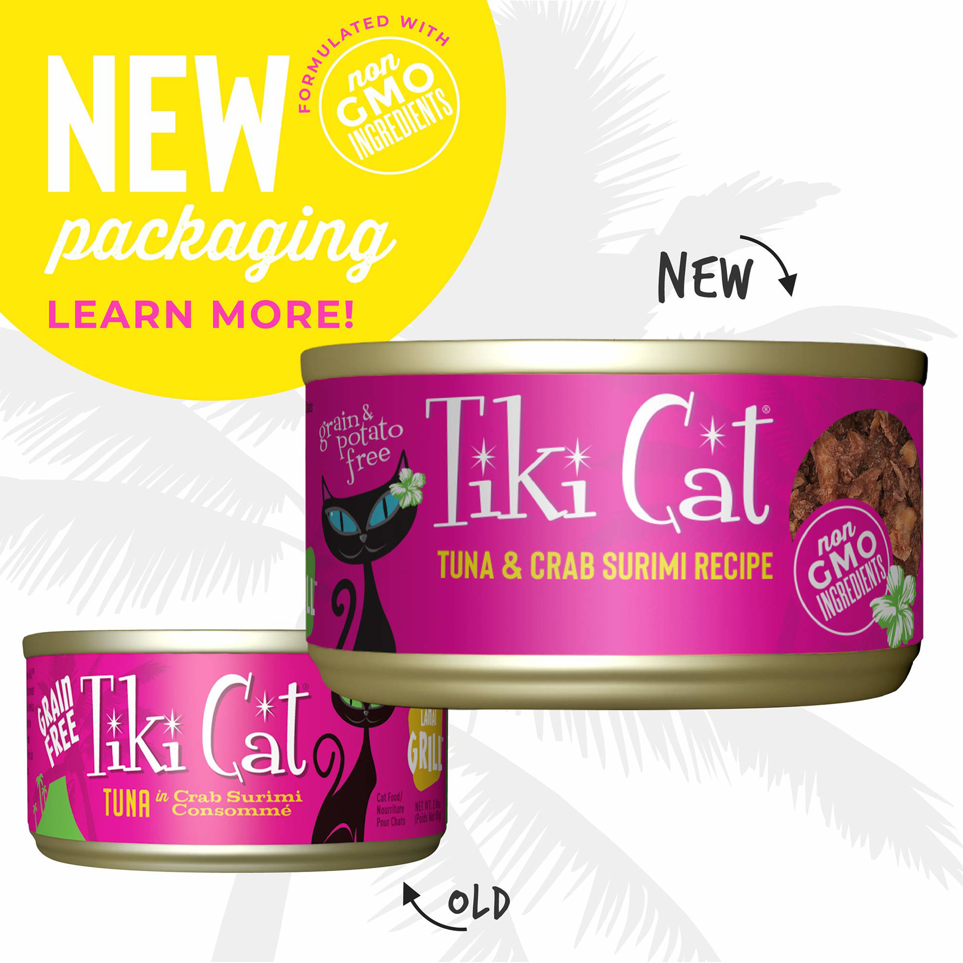 GetUSCart- Tiki Cat Grill Wet Cat Food, Tuna & Crab Surimi, 2.8 oz ...