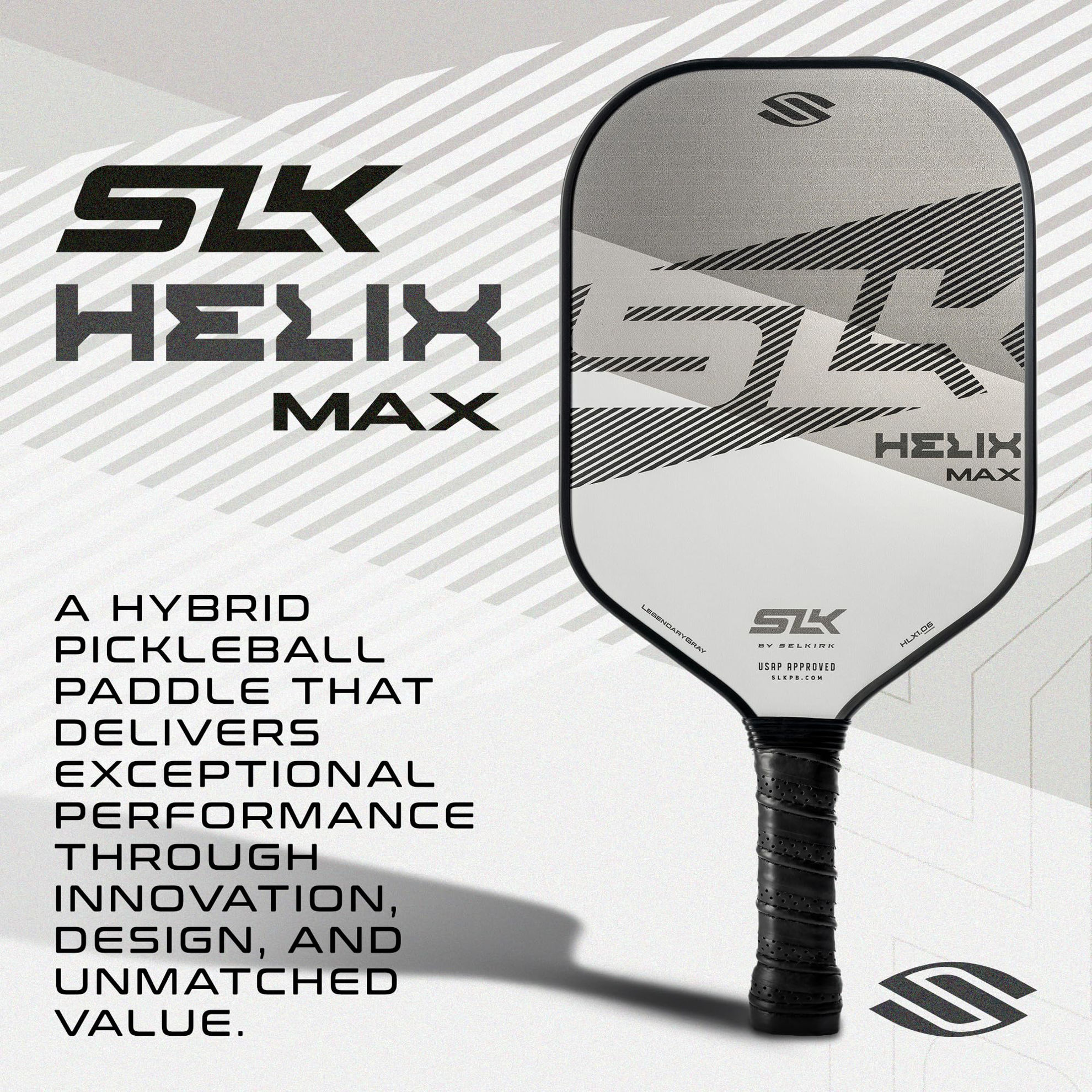 GetUSCart- 2024 SLK Helix Pro Pickleball Paddle | Carbon Fiber ...