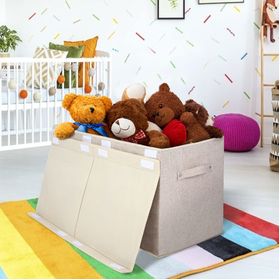 GetUSCart- popoly Large Toy Box Chest Storage with Flip-Top Lid ...