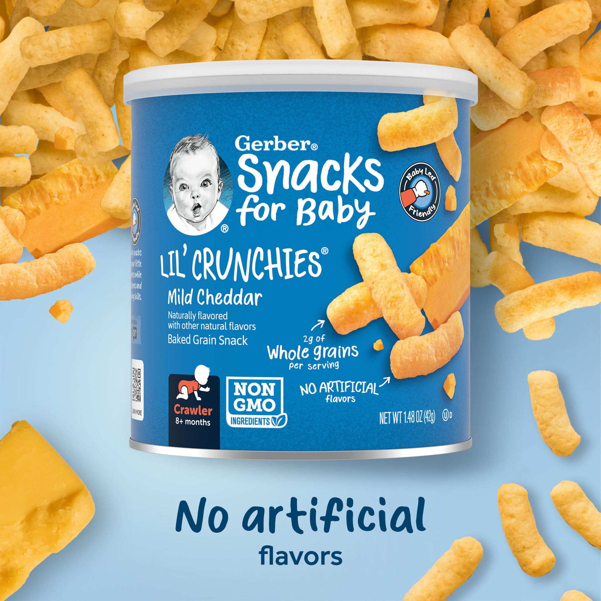 GetUSCart- Gerber Snacks for Baby Value Pack, Lil Crunchies, Mild ...