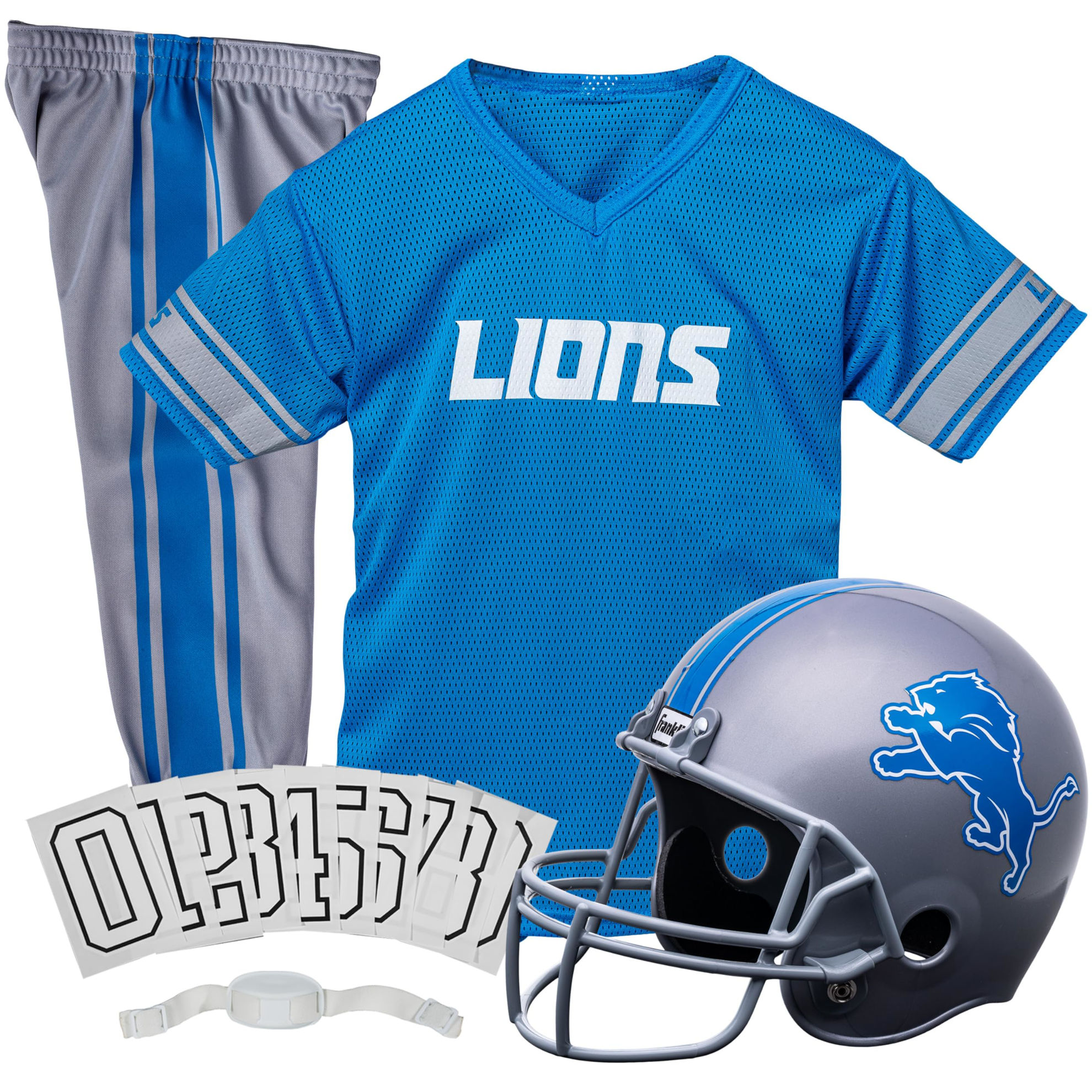 GetUSCart- Franklin Sports Detroit Lions Kids NFL Uniform Set - Youth ...