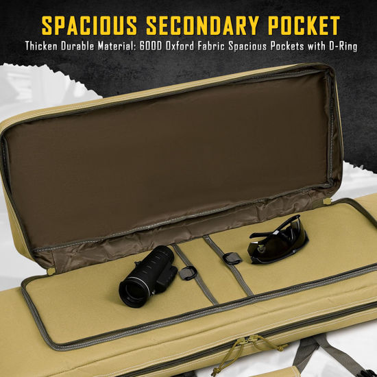 GetUSCart- DULCE DOM 42 inch Double Rifle Case Soft Bag Gun Case ...