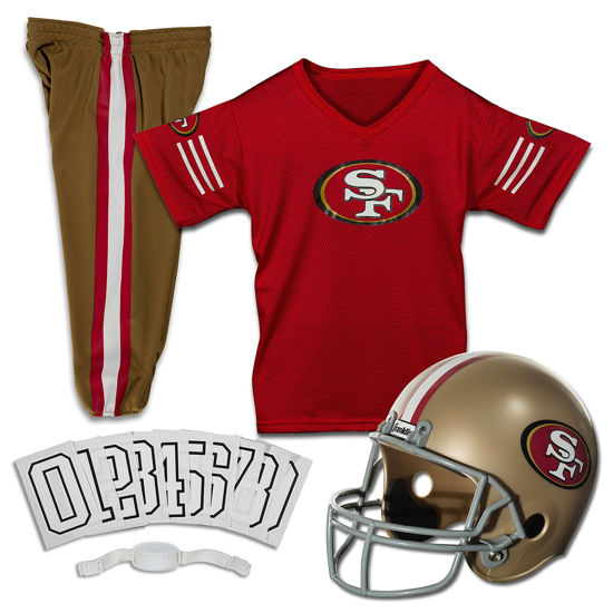 GetUSCart- Franklin Sports San Francisco 49ers Kids NFL Uniform Set ...