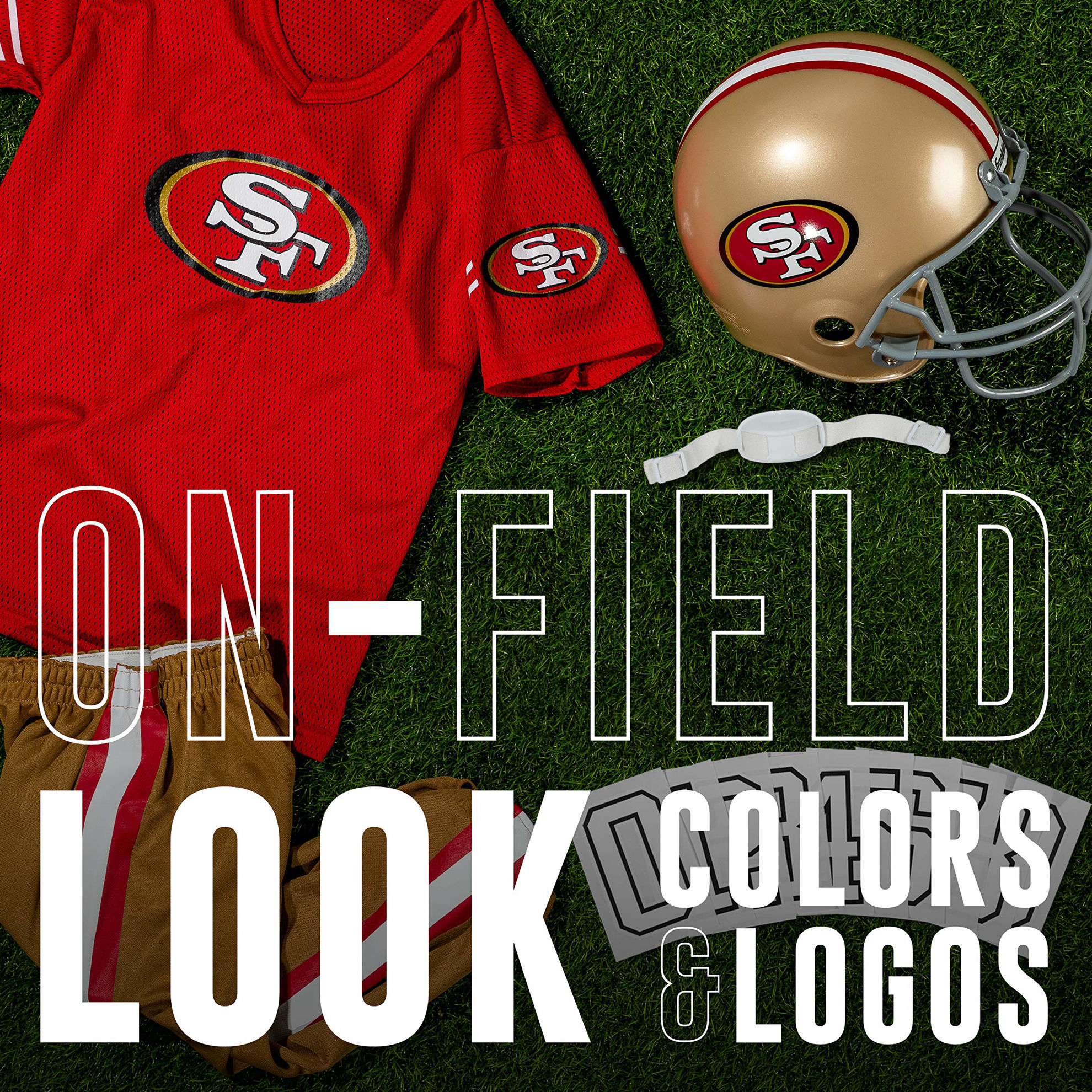 GetUSCart- Franklin Sports San Francisco 49ers Kids NFL Uniform Set ...
