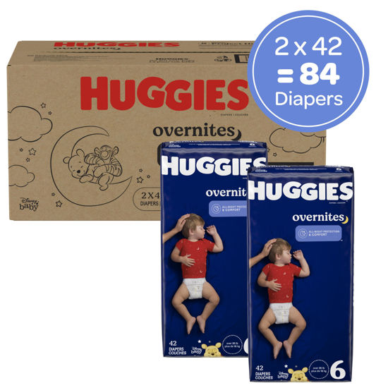 GetUSCart- Huggies Size 6 Overnites Baby Diapers: Overnight Diapers ...