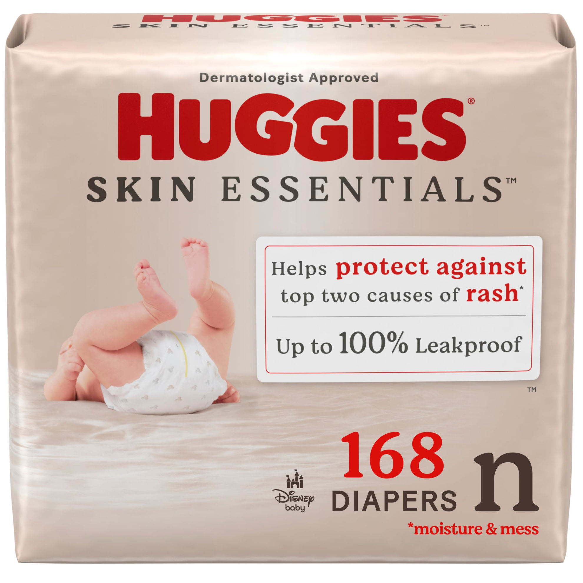 GetUSCart- Huggies Size Newborn Diapers, Skin Essentials Baby Diapers ...