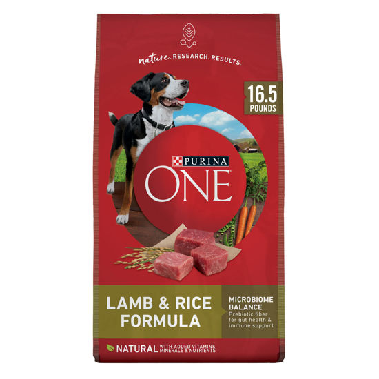 GetUSCart- Purina ONE Dry Dog Food Lamb and Rice Formula - 16.5 lb. Bag