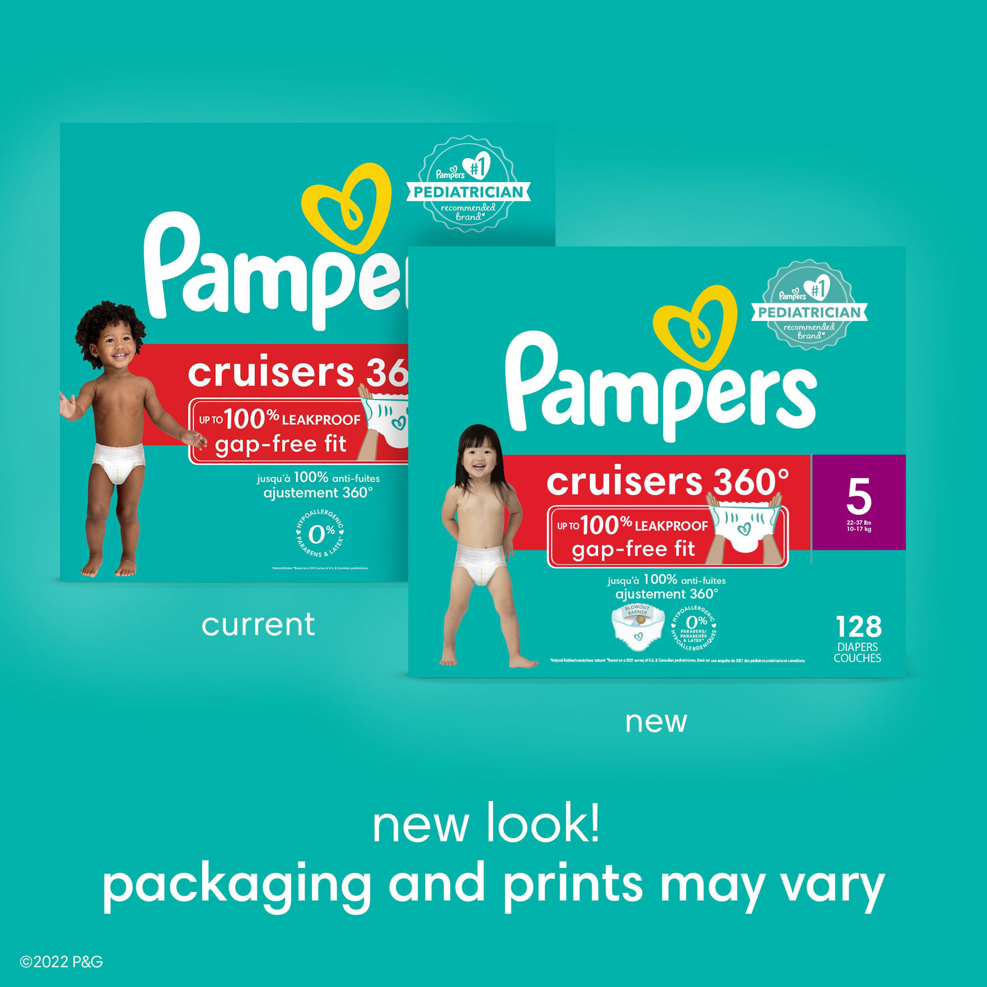 GetUSCart- Pampers Cruisers 360 Diapers - Size 4, 116 Count, Pull-On ...