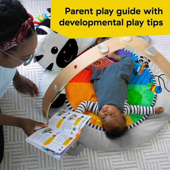 GetUSCart- Baby Einstein Zen's Activity Milestones Plush Gym with ...