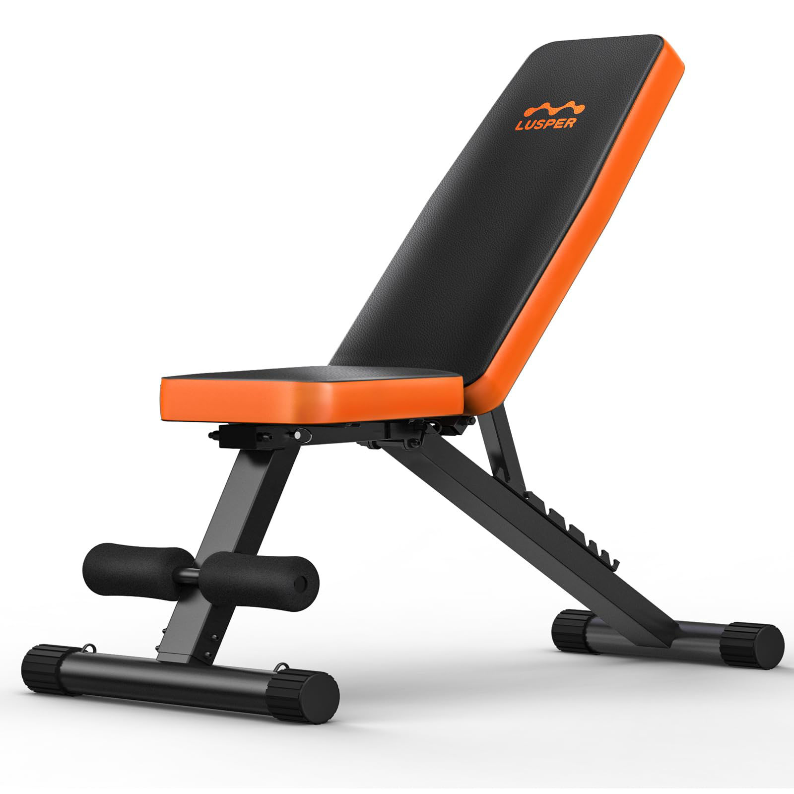 GetUSCart- Lusper Weight Bench for Home Gym, Adjustable and Foldable ...