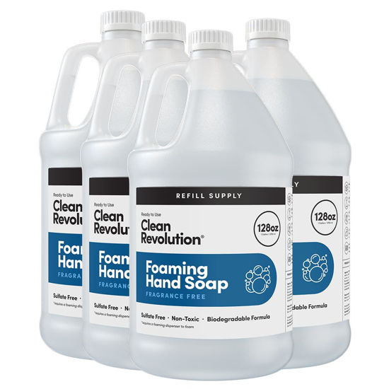 GetUSCart- Clean Revolution Foaming Hand Soap Refill Supply Container ...