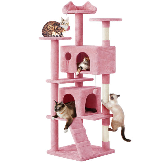 GetUSCart- Yaheetech Multi-Level Cat Tree Stand House Furniture with ...
