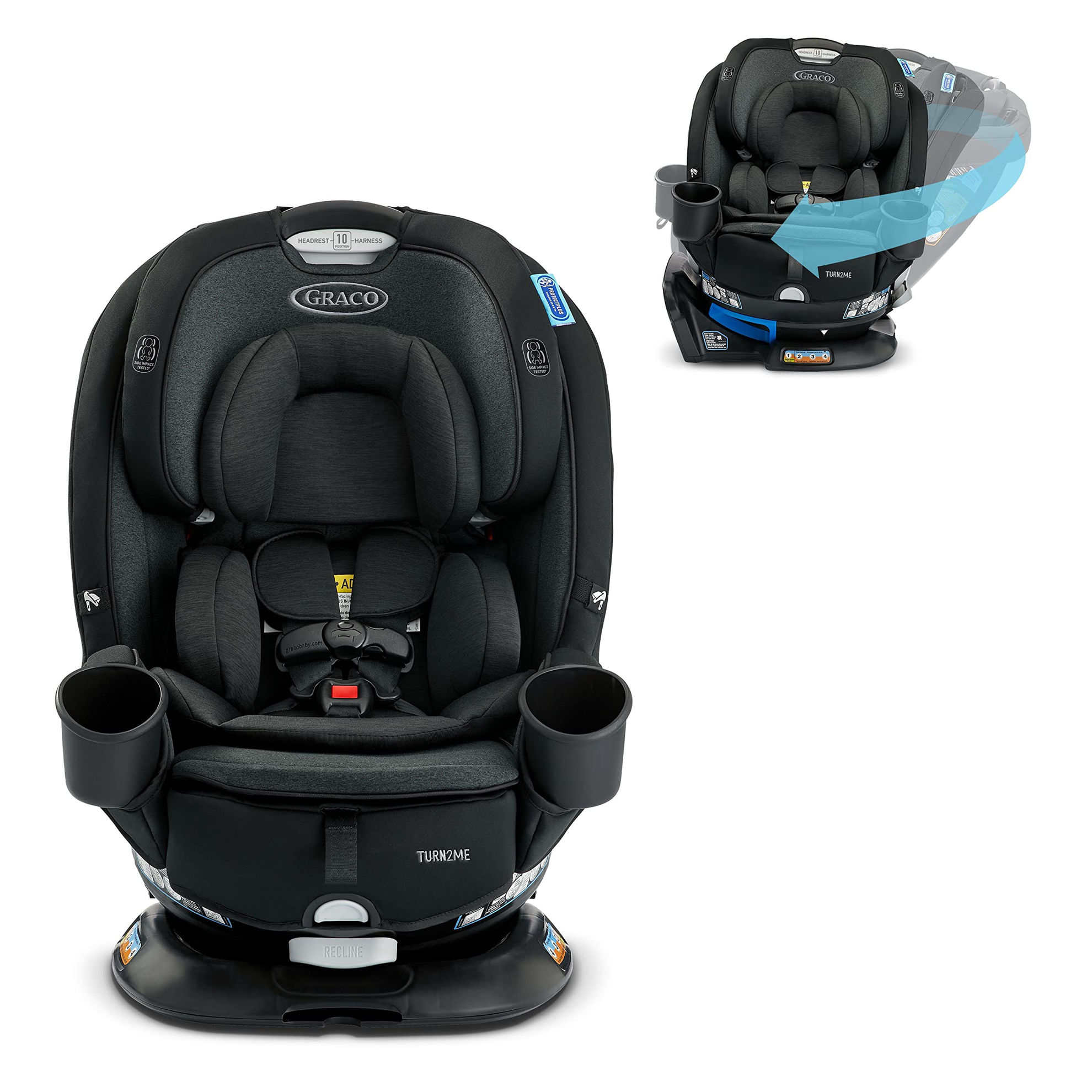 GetUSCart- Graco Turn2Me 3-in-1 Convertible Car Seat, Rotating Seat ...