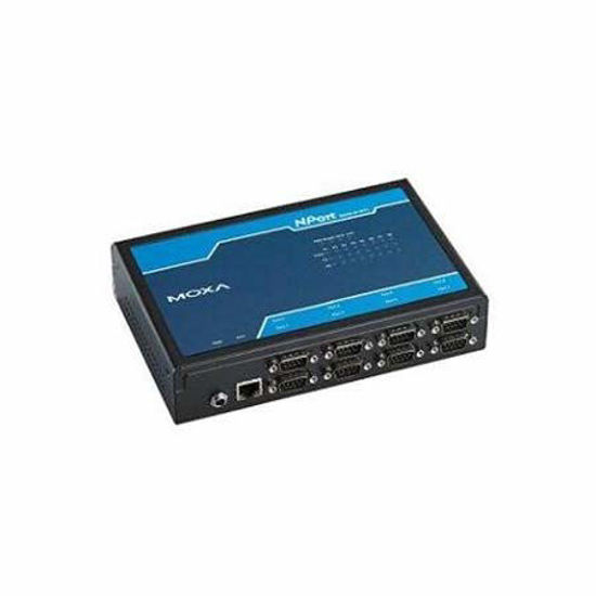 GetUSCart- MOXA NPort 5650I-8-DT 8-Port Device Server, 10/100 Ethernet, RS-232/422/485, DB-9M ...