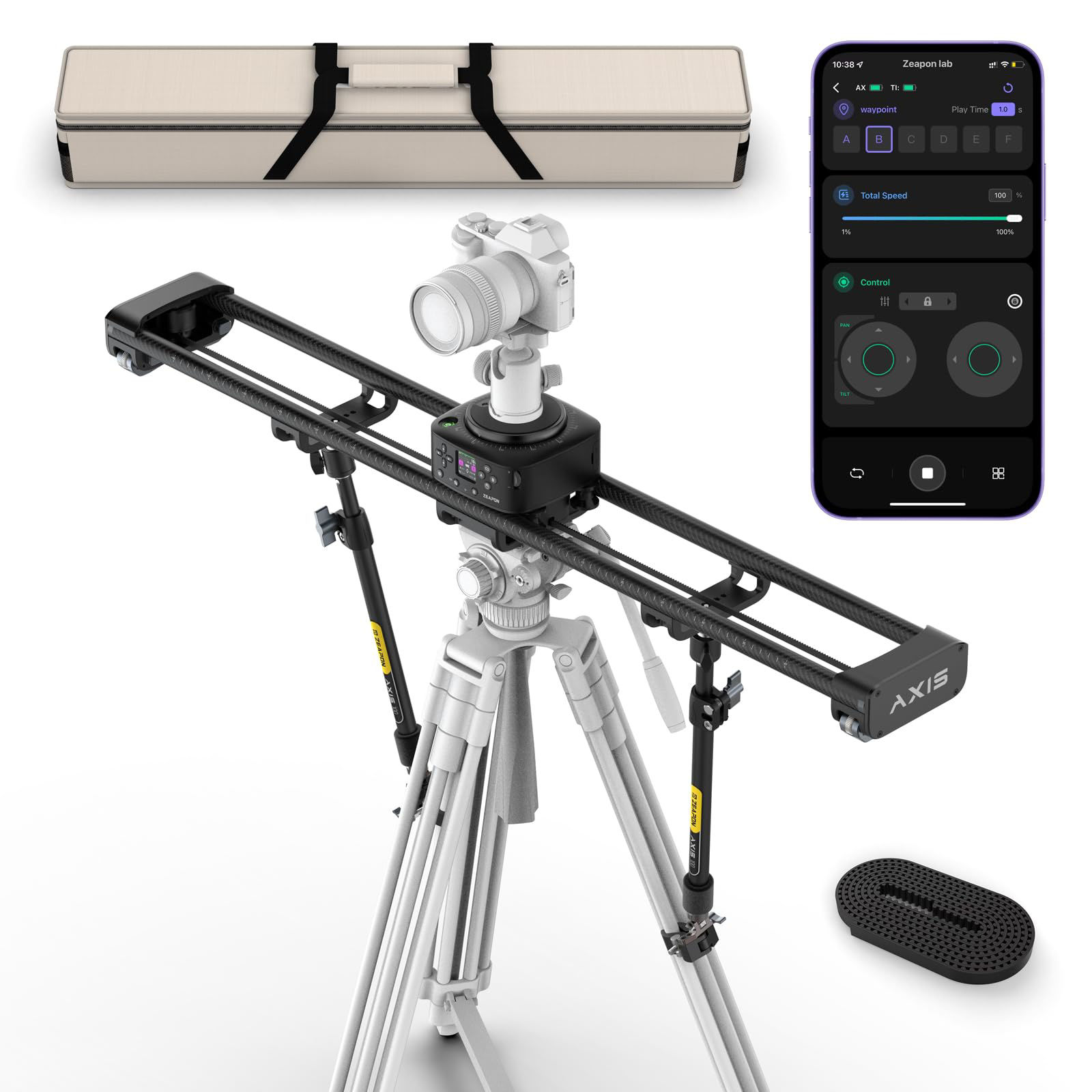 GetUSCart- Zeapon AXIS 100 (2-axis) Multi-axis Motorized Camera Slider ...