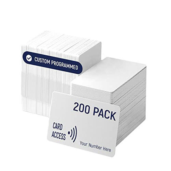 GetUSCart- Custom Prox Cards (200 Pak) for HID Access Control Standard ...