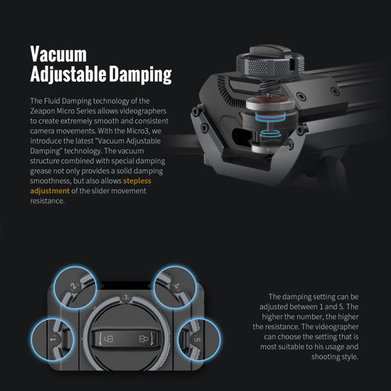 GetUSCart- Zeapon Micro 3 E1000 Motorized Slider DSLR Camera Video ...