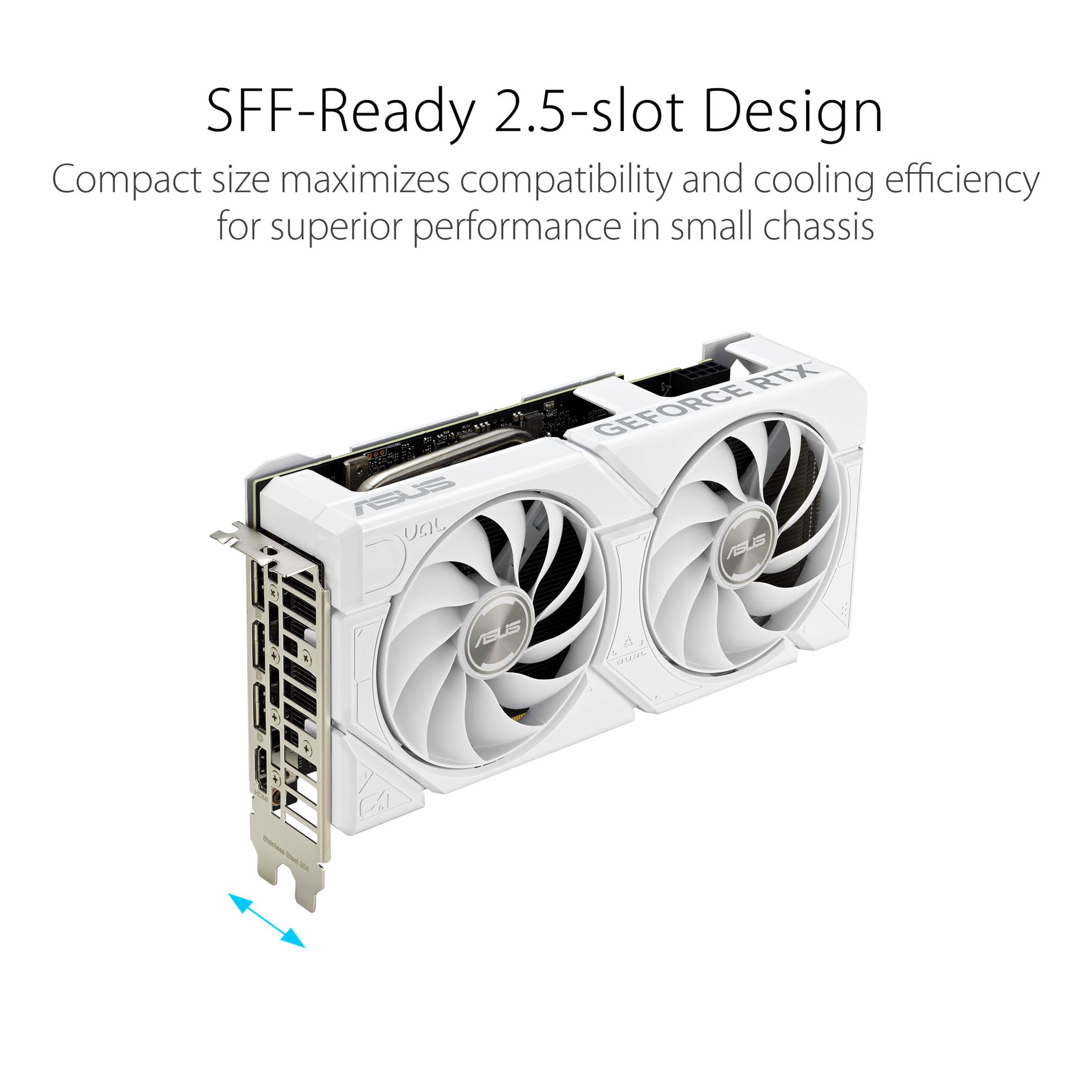 GetUSCart- ASUS Dual GeForce RTX™ 4070 Super EVO White OC Edition (PCIe ...